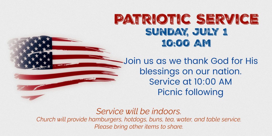 patriotic service | Meadowlake Baptist Church